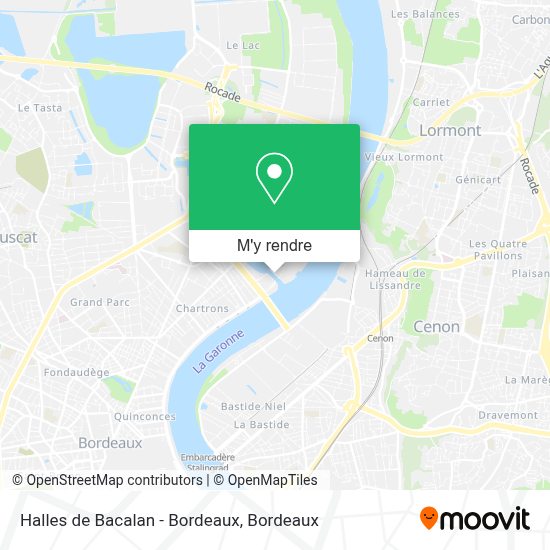 Comment aller à Halles de Bacalan - Bordeaux en bus, tram ou train