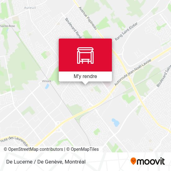 Comment aller à De Lucerne / De Genève à Laval en bus, métro ou train