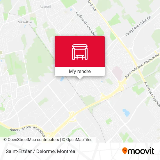 Saint-Elzéar / Delorme arrêt - Itinéraires, horaires et tarifs