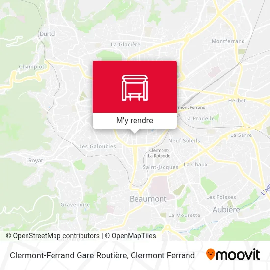 Clermont Ferrand Itineraire