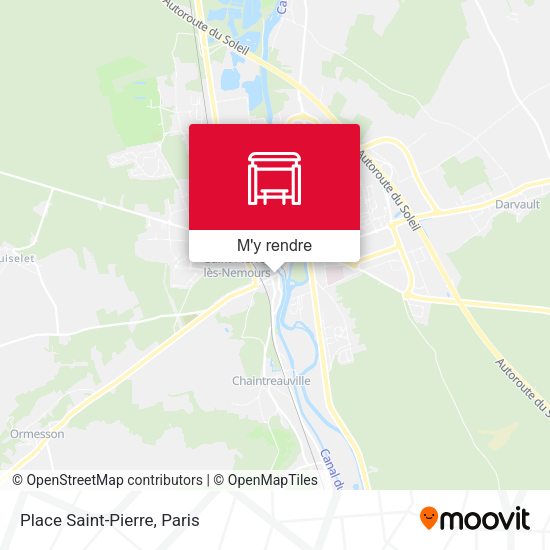 Comment aller à Place Saint-Pierre à Nemours en bus, train ou RER