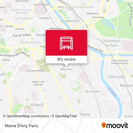 Mairie D'Ivry - Itinéraires, horaires et tarifs