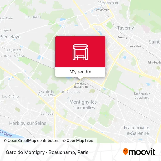 Gare de Montigny - Beauchamp - Itinéraires, horaires et tarifs