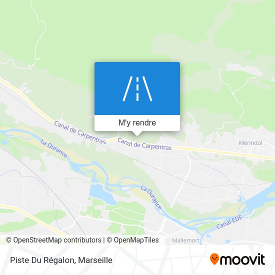 Comment aller à Piste Du Régalon, Mérindol en bus?