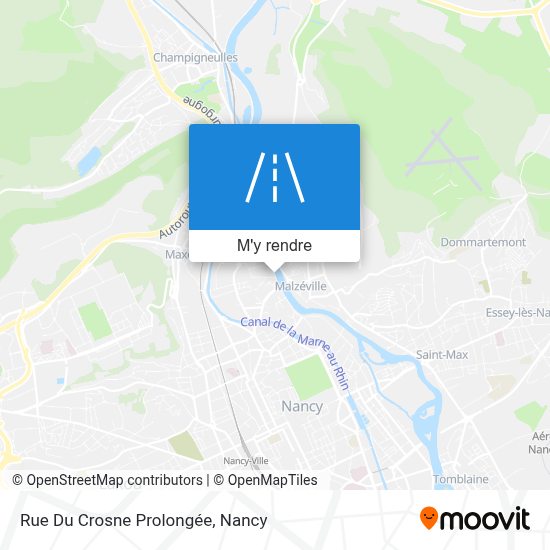 Comment aller à Rue Du Crosne Prolongée, Maxéville en bus ou train?