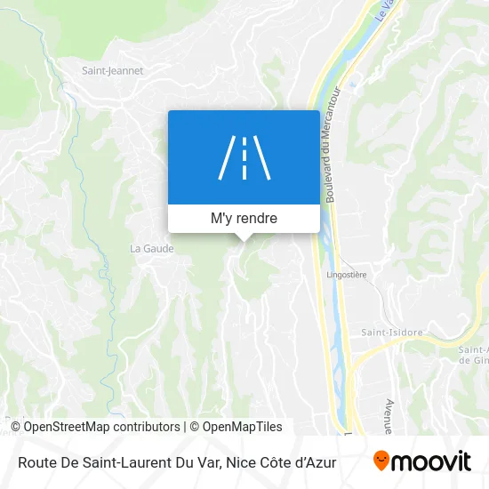 Comment aller à Route De Saint-Laurent Du Var, La Gaude en bus, train ...