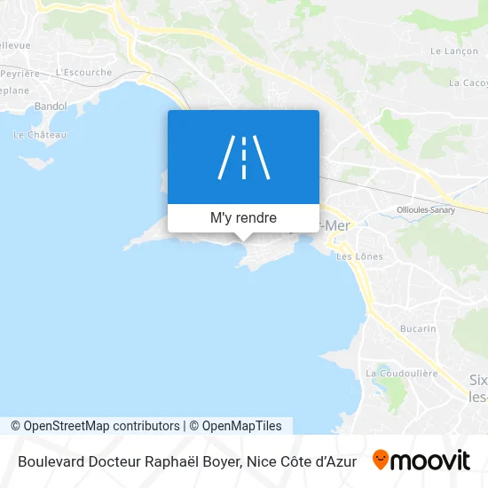 Comment aller à Boulevard Docteur Raphaël Boyer, Sanary-Sur-Mer en bus ...