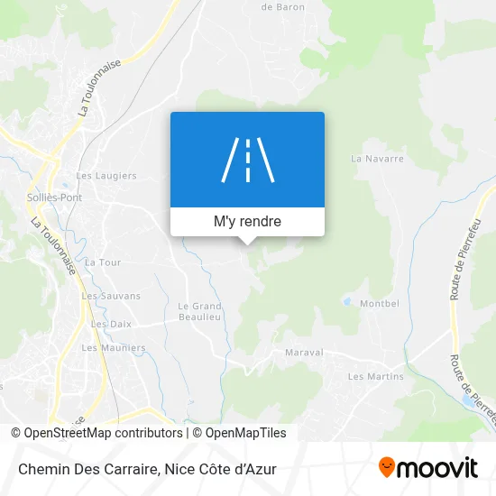 Comment aller à Chemin Des Carraire, Solliès-Pont en bus ou train?