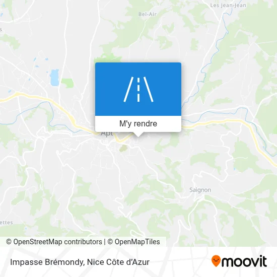 Comment aller à Impasse Brémondy, Apt en bus ou train?