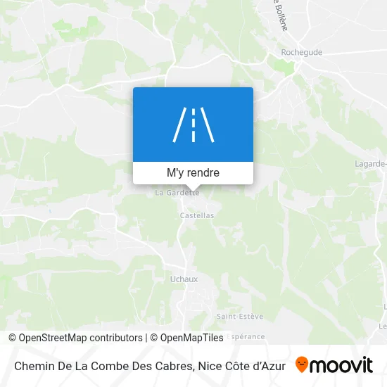 Comment aller à Chemin De La Combe Des Cabres, Uchaux en