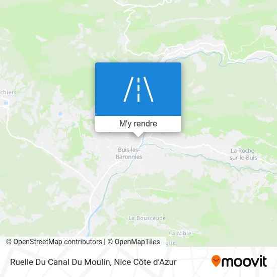 Comment aller à Ruelle Du Canal Du Moulin, Buis-Les-Baronnies en