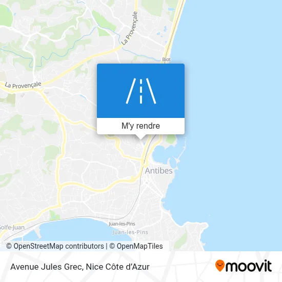 Comment aller à Avenue Jules Grec, Grasse en bus ou train?