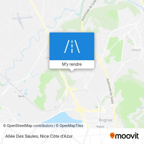 Comment aller à Allée Des Saules, Rognac en train ou bus?