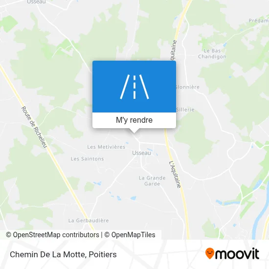 Comment aller à Chemin De La Motte, Châtellerault en