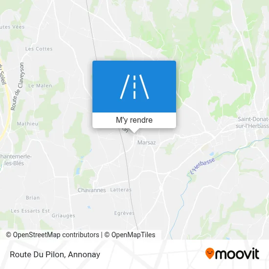 Comment aller à Route Du Pilon, Marsaz en bus?