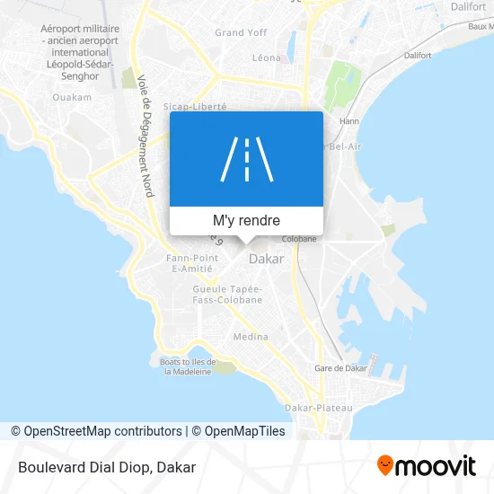 Comment aller à Boulevard Dial Diop, Dakar Plateau en bus?