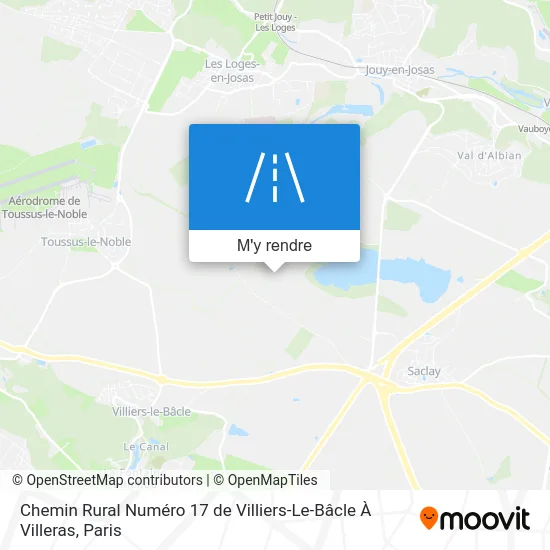 Comment aller à Chemin Rural Numéro 17 de Villiers-Le-Bâcle À Villeras ...