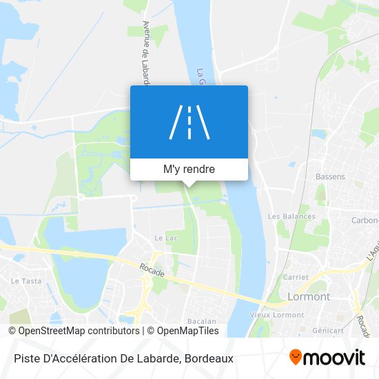 Comment aller à Piste D'Accélération De Labarde, Bordeaux en bus ou tram?