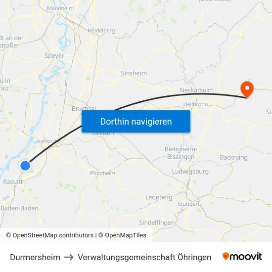 Durmersheim nach Verwaltungsgemeinschaft Öhringen mit öffentlichen ...