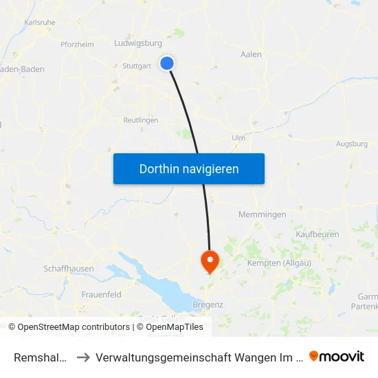 Remshalden nach Verwaltungsgemeinschaft Wangen Im Allgäu mit ...