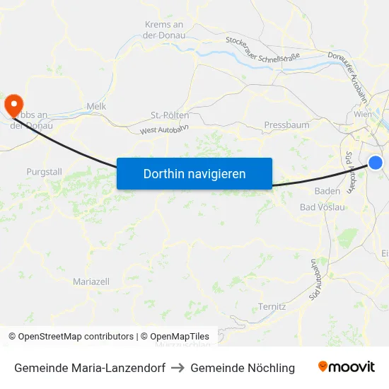 Gemeinde Maria-Lanzendorf nach Gemeinde Nöchling mit öffentlichen ...