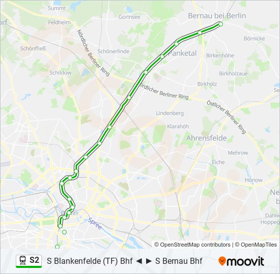 s2 Route: Schedules, Stops & Maps - S Bernau Bhf (Updated)