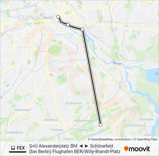 FEX Route: Fahrpläne, Haltestellen & Karten - S+U Alexanderplatz Bhf ...