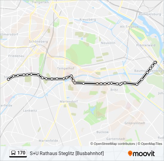 Bus 170 Route Map | Bus 170 Essen Fahrplan – BXXM