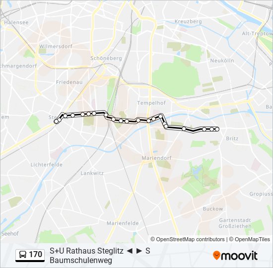 170 Route: Schedules, Stops & Maps - Gradestr./Tempelhofer Weg (Updated)