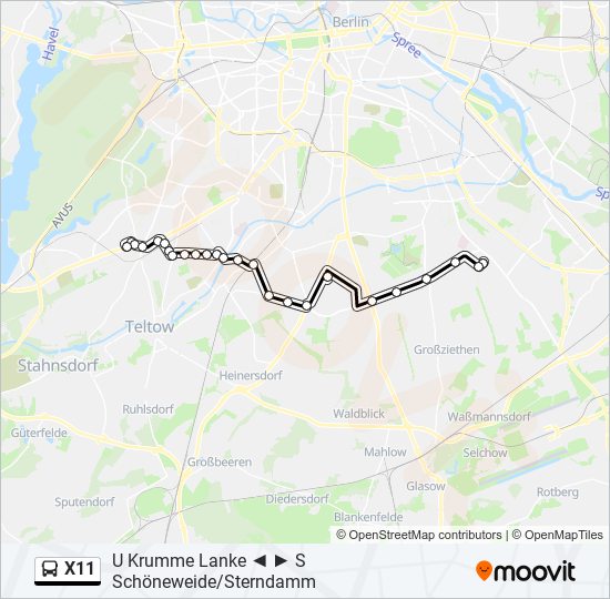 x11 Route: Fahrpläne, Haltestellen & Karten - Busseallee (Aktualisiert)