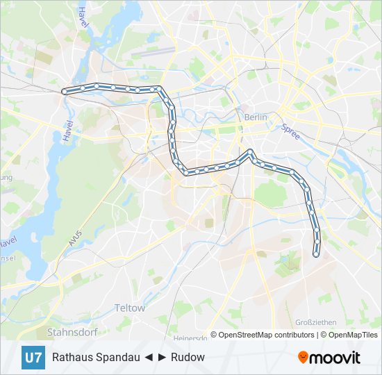 u7 Route: Schedules, Stops & Maps - Britz-Süd (Updated)