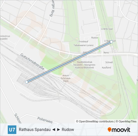u7 Route: Schedules, Stops & Maps - Britz-Süd (Updated)
