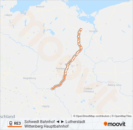 re3 Route: Schedules, Stops & Maps - Pasewalk Bahnhof (Updated)