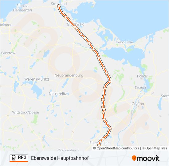 re3 Route: Schedules, Stops & Maps - Eberswalde Hauptbahnhof (Updated)