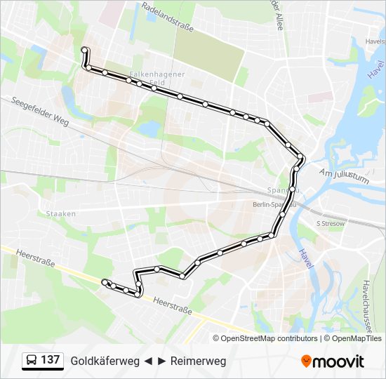 137 Route: Schedules, Stops & Maps - Reimerweg (Updated)