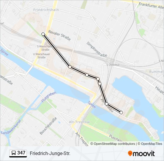 347 Route: Schedules, Stops & Maps - Friedrich-Junge-Str. (Updated)