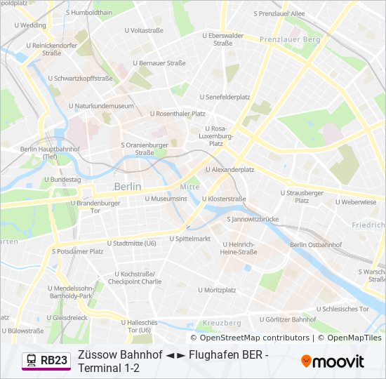 rb23 Route: Schedules, Stops & Maps - Michendorf Bahnhof (Updated)