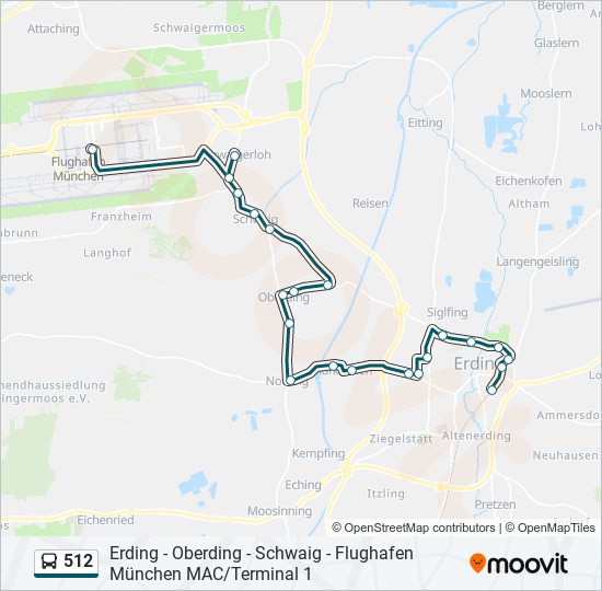512 Route: Schedules, Stops & Maps - Flughafen, Mac/Terminal 1 (Updated)