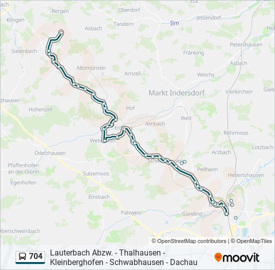 704 Route: Schedules, Stops & Maps - Thalhausen (Dah) (Updated)