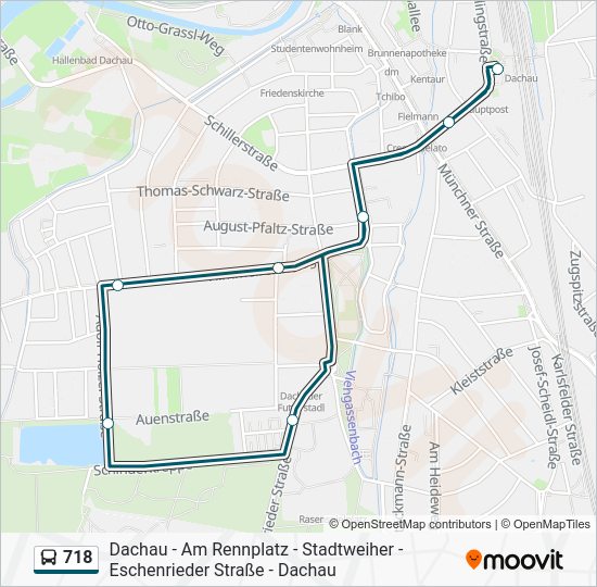 718 Route: Fahrpläne, Haltestellen & Karten - Dachau Bahnhof (Aktualisiert)