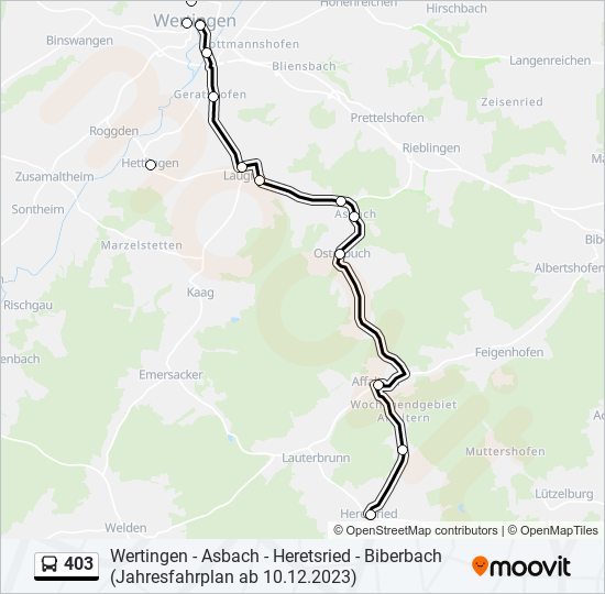 403 Route: Schedules, Stops & Maps - Heretsried, Staatsstraße (Updated)