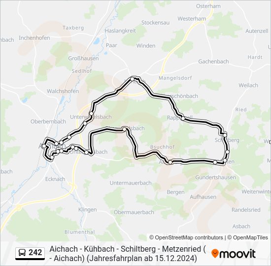 242 Route: Schedules, Stops & Maps - Aichach, Bahnhof (Updated)