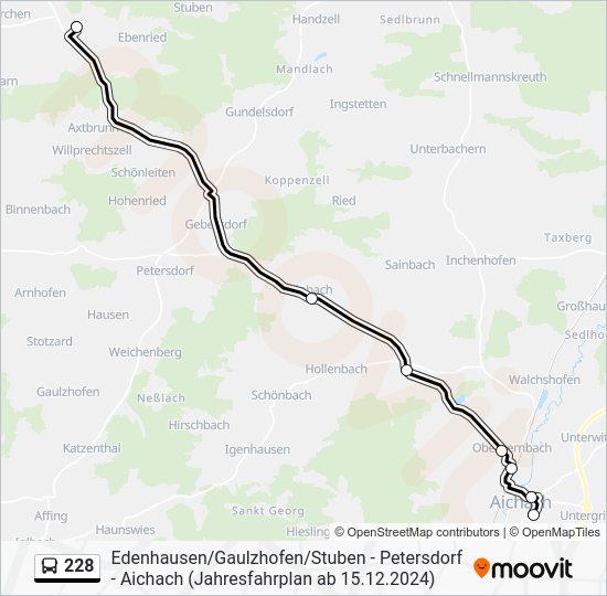 228 Route: Schedules, Stops & Maps - Aichach, Martinstraße (Updated)