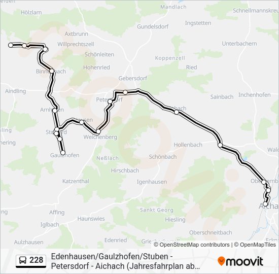 228 Route: Schedules, Stops & Maps - Aichach, Bahnhof (Updated)