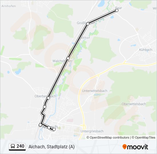 240 Route: Schedules, Stops & Maps - Aichach, Stadtplatz (A) (Updated)