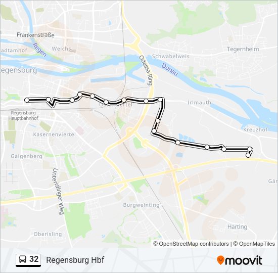 32 Route Schedules Stops Maps Regensburg Hbf Updated 32-route-schedules-stops-maps-regensburg-hbf-updated