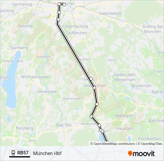 rb57 Route: Schedules, Stops & Maps - München Hbf (Updated)