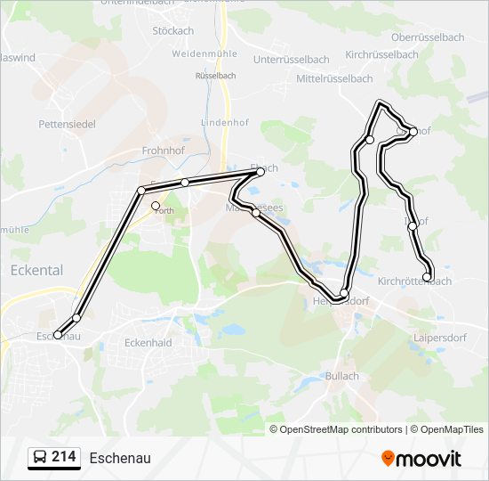 214 Route: Schedules, Stops & Maps - Eschenau (Updated)
