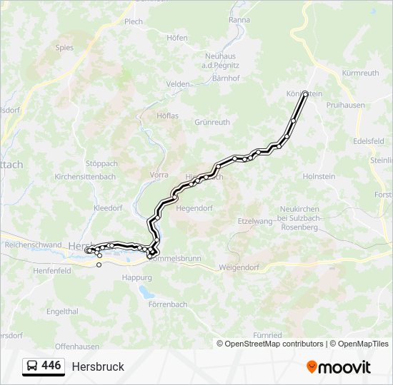 446 Route: Fahrpläne, Haltestellen & Karten - Hersbruck (Aktualisiert)