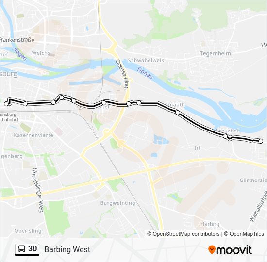 30 Route: Schedules, Stops & Maps - Barbing West (Updated)